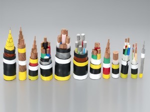 Cable structure and material of power cable manufacturing process.